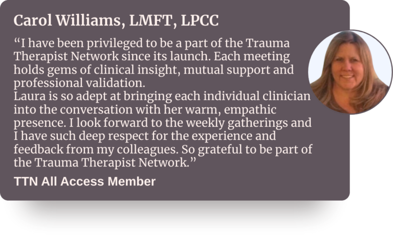Strive to become the best trauma therapist you can be.